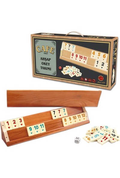 Star Kahveci Ahşap Okey Takımı