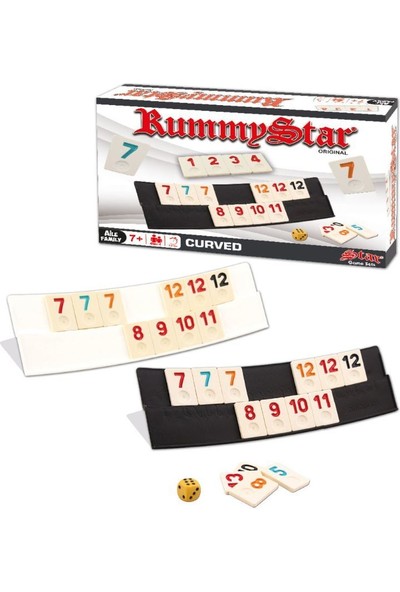 Star Rummy Star Curved Okey Takımı Star Rummy Star Curved Okey Takımı