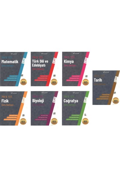 Bilfen Pro&Test 9. Sınıf 7'li Soru Bankası Seti