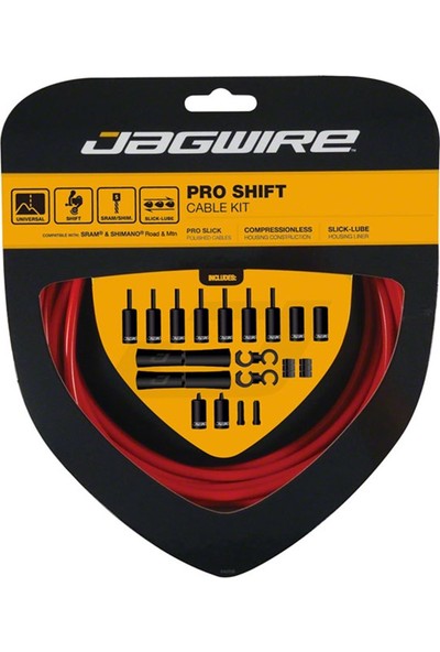 Jagwire Yol Iç-Dış Vites Kablo Set PCK504 Universal Jagwire Yol Iç-Dış Vites Kablo Set PCK504 Universal