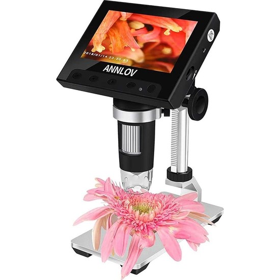 Annlov LCD Digital Microscope 4.3 Inch Handheld Electronic Fiyatı