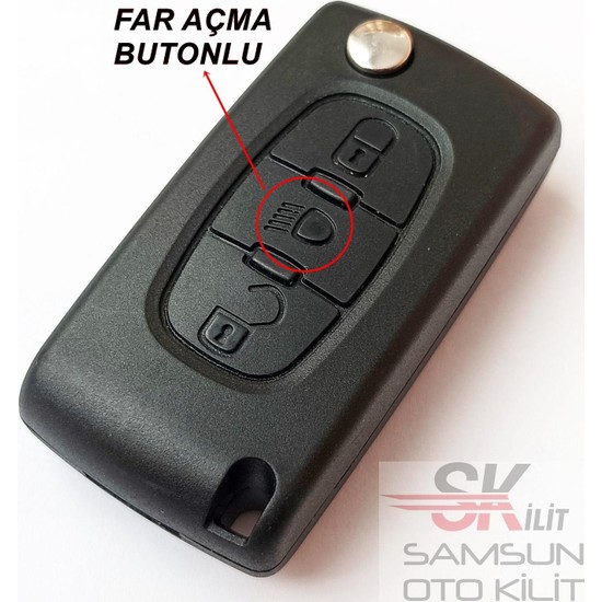 Skilit Samsun Oto Kilit Citroen Berlingo C3 C4 C5 3 Tuşlu Fiyatı