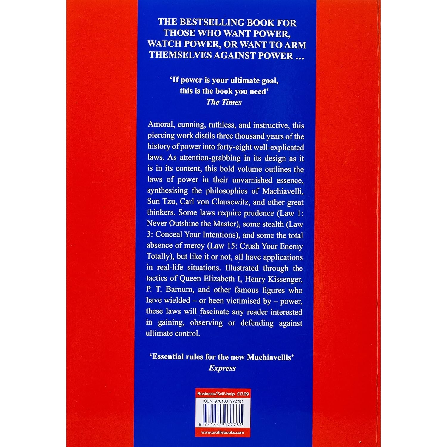The 48 Laws Of Power: Robert Greene Kitabı ve Fiyatı