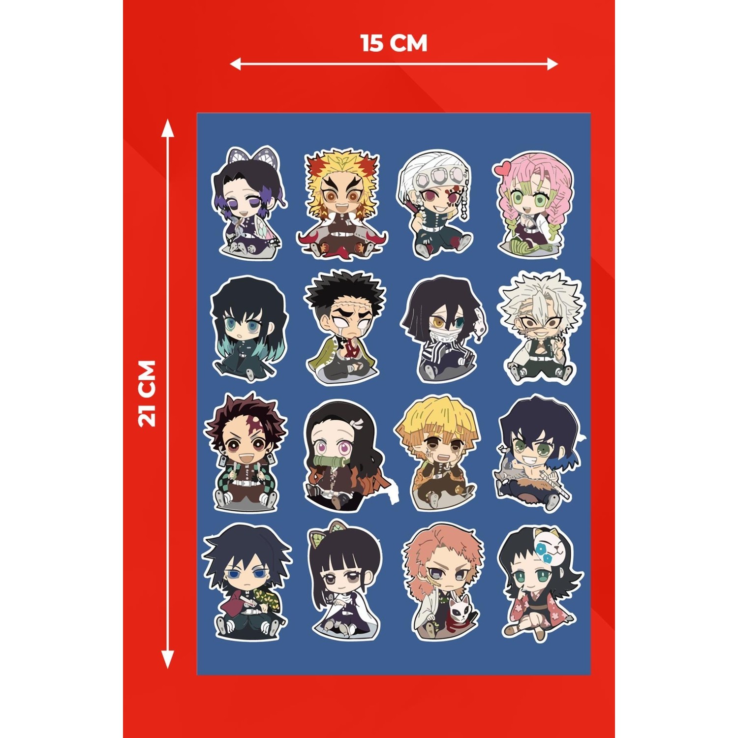 Anime Marketi Demon Slayer Karakterleri Sticker Seti Ajanda Fiyatı