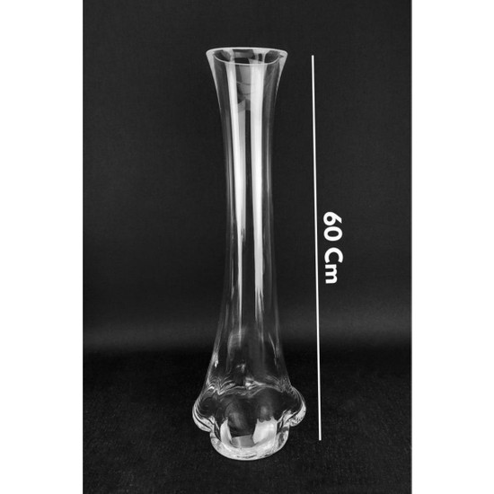 Digithome Fil Ayağı Cam Dekoratif Vazo 60 cm Fiyatı