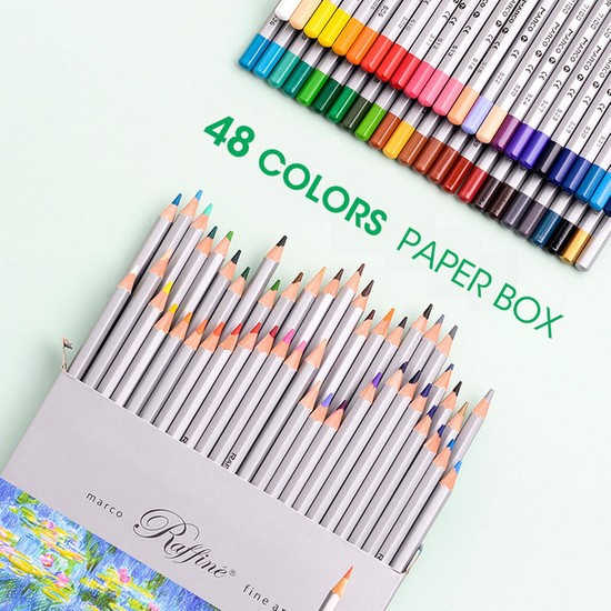 Luoxinguo 48 Yağlı Boya Marco 24/36/48/72 Renk Raffine Güzel Fiyatı