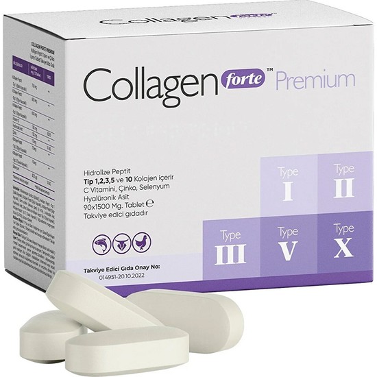 Collagen Forte Platinum Tip 1,2,3,5 ve Tip 10 Kolajen, Hyalüronik Asit ...