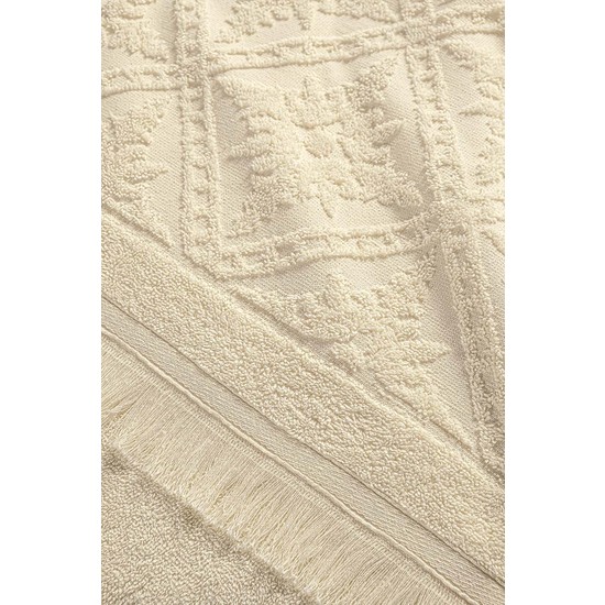 Arliva Home Rıta Bukle Jakarlı Havlu Krem 90X140 Fiyatı