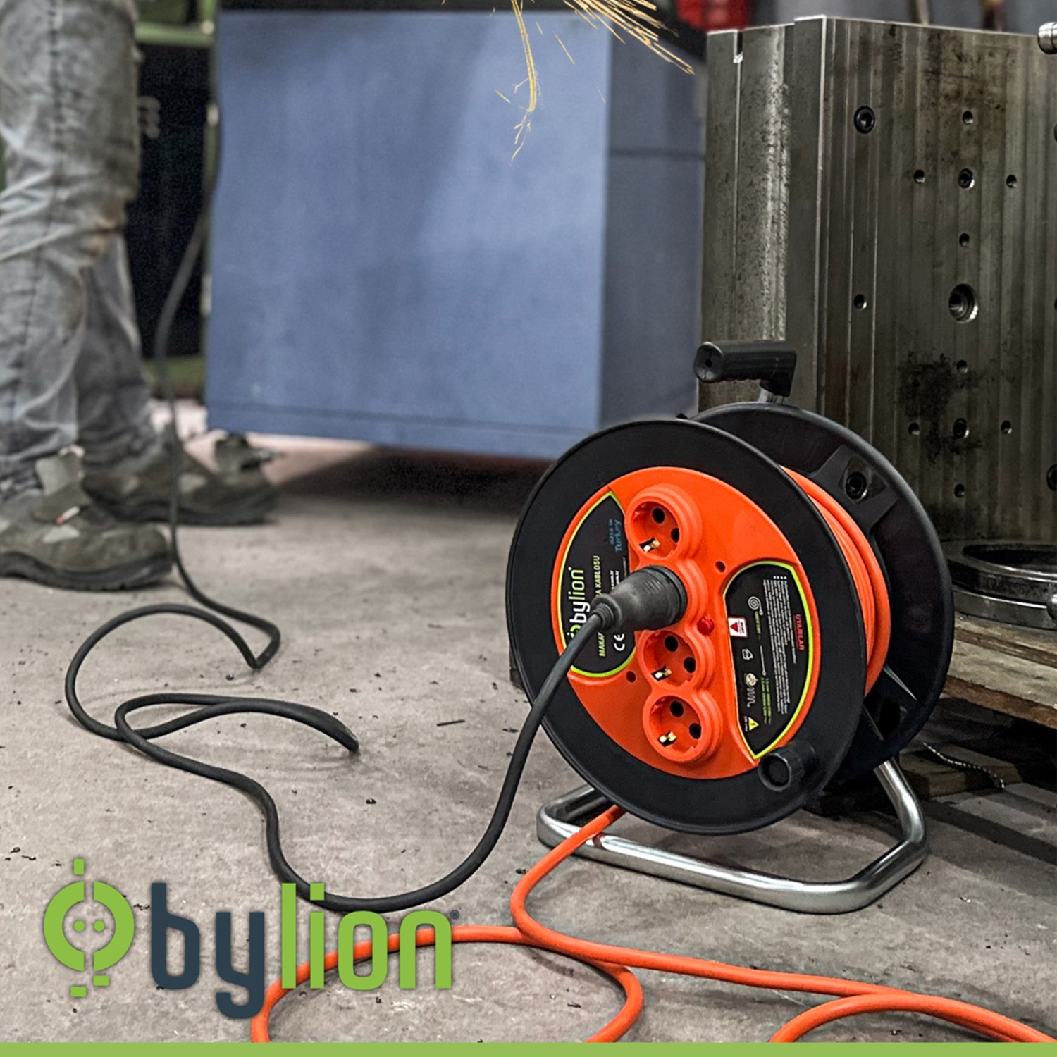 Bylion Makaralı Seyyar Uzatma Kablosu 3*2.5Mm² 20 Mt. Fiyatı