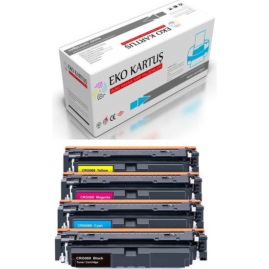 Eko Kartuş Canon I-Sensys MF752CDW Muadil Toner Seti Çipli Fiyatı