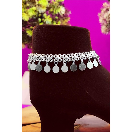 Aykat Kadın Yuvarlak Pullu Sallantılı Model Kişniş Gümüş Fiyatı