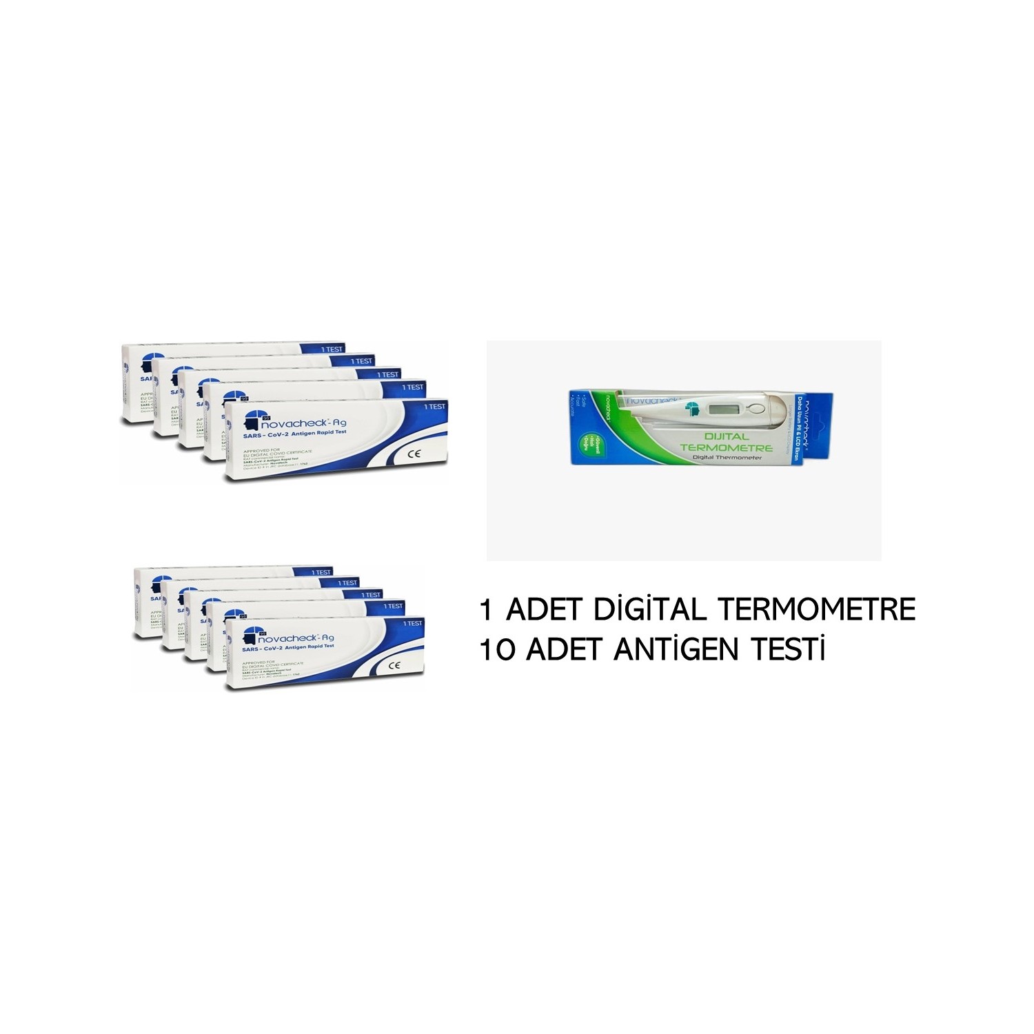 Novatech Novacheck Dıgıtal Beden Derecesi 1 Adet Antjen Test Fiyatı