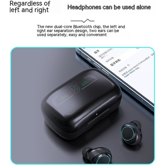 Biraz Kara Erkekler ve Kadınlar Için M18 Kablosuz Tws Fiyatı