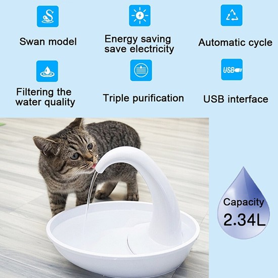 Cloud Petoys 2.34L Otomatik Pet Kedi Su Sebili (Yurt Fiyatı