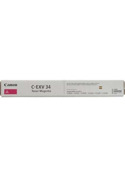 Canon C-Exv 34 Kırmızı Toner Orjinal Fiyatı - Taksit Seçenekleri