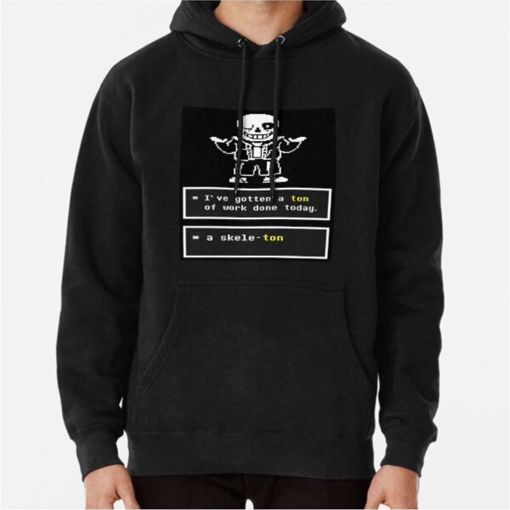 Undertalesans Skeletonundertale Baskılı Sweatshirt Hoodie Fiyatı
