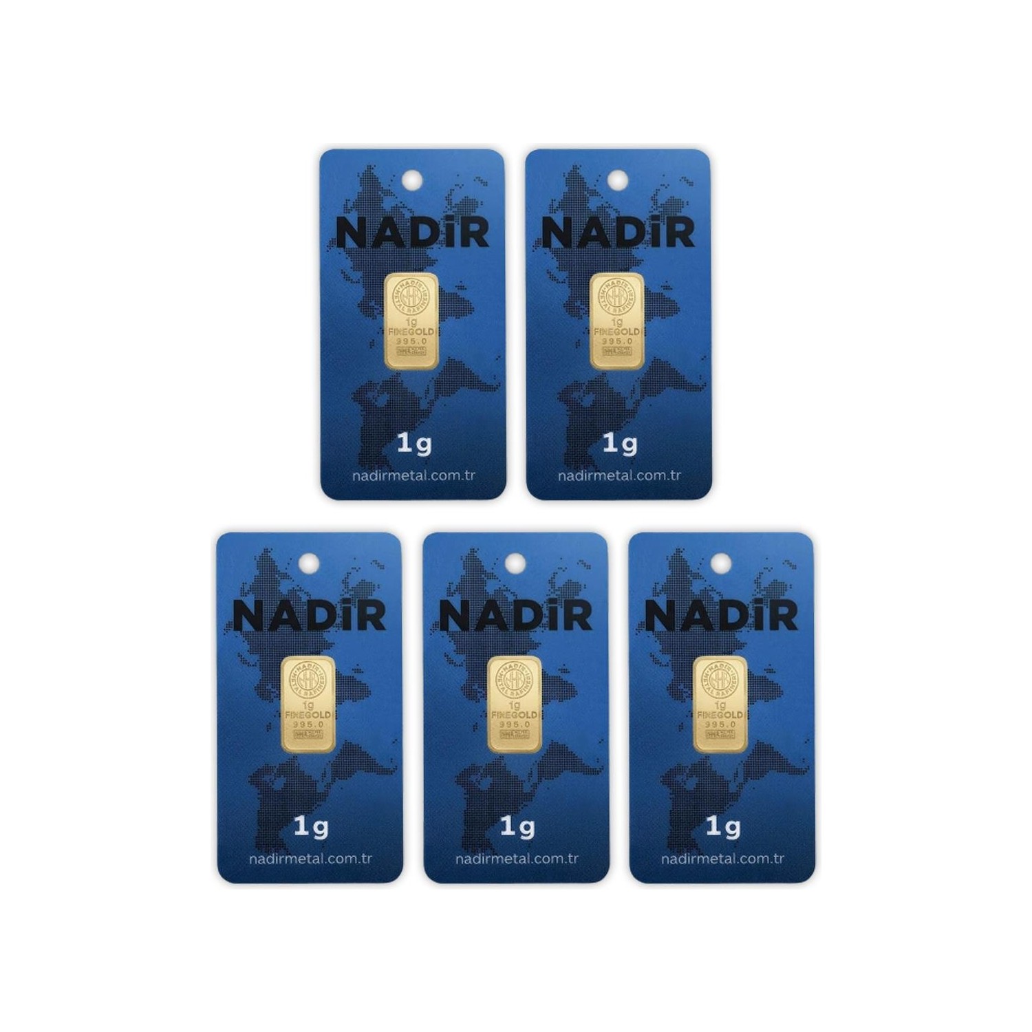 Nadir Gold 5 Adet 1 gr 24 Ayar Nadirgold Gram Altın Fiyatı