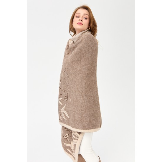 Desen Triko Kadın Triko Kenarı Linyum Çiçekli Afrodit Büyük Fiyatı