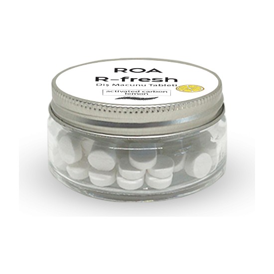 Roa Bitkisel Roa R-Fresh Diş Macunu Tableti Limon Aktif Fiyatı