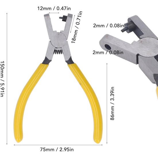 Pandoraplanet Watch Band Punch Pense, Kemer Delgeç 5.91IN Fiyatı