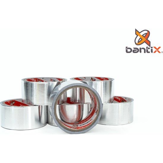 Bantix 6'lı Paket Alüminyum Folyo Bant 44MM * 10 Ar Metre Fiyatı