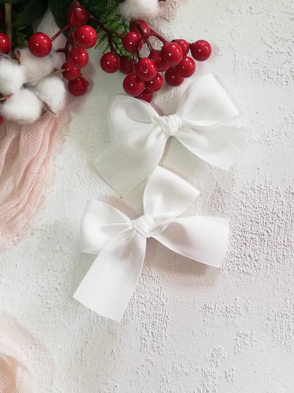 Toka Perisi Beyaz Kurdele Fiyonk Klipsli Toka Fiyatı