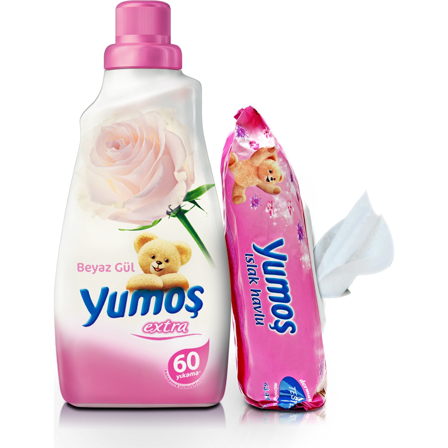 Yumoş Extra Konsantre Çamaşır Yumuşatıcısı Beyaz Gül 60 Fiyatı