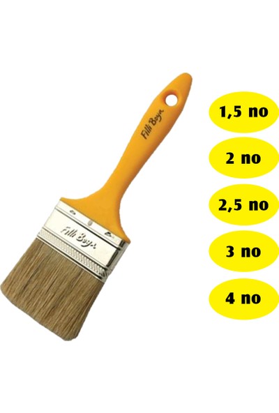 Filli Boya Kestirme 2,5 No Fırçası Plastik Saplı
