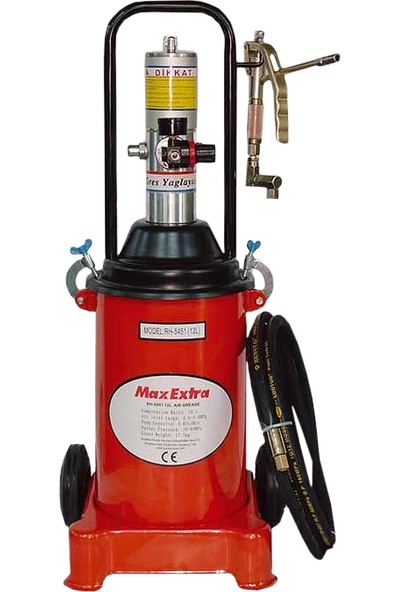 Havalı Gres Pompası 12 Litre Max Extra Havalı Gres Pompası 12 Litre Max Extra
