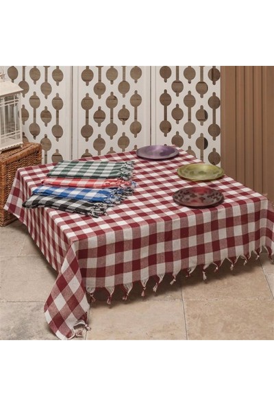 Apakay Çok Amaçlı %100 Pamuk Sofra Bezi&Piknik Örtüsü 150 x 150 Cm