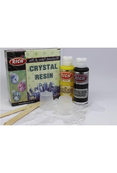 Rich Crystal Resin Transparan Sarı Kristal Reçine Set 195 Cc Rich Crystal Resin Transparan Sarı Kristal Reçine Set 195 Cc