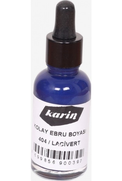 Karin Kolay Ebru Boyası 30Ml - Lacivert Karin Kolay Ebru Boyası 30Ml - Lacivert