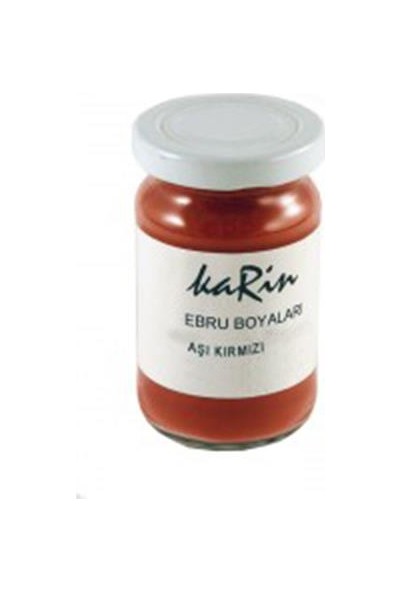Karin Ebru Boyası 105Ml - Aşı Kırmızı 605 Karin Ebru Boyası 105Ml - Aşı Kırmızı 605