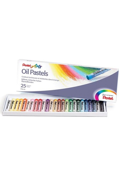 Pentel Yağlı Pastel Boya Seti 25'Li