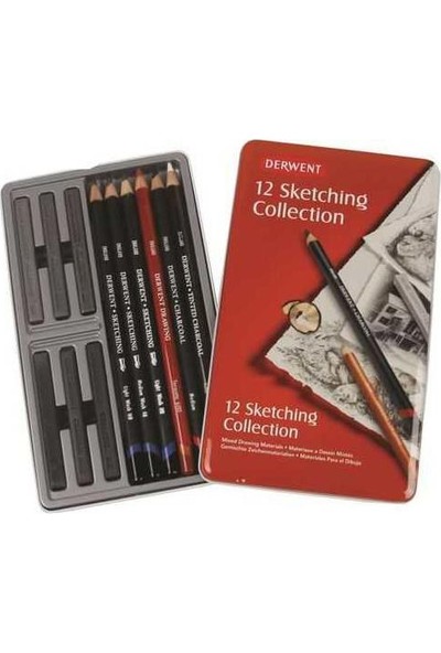 Derwent Sketching Collection 12'Li Derwent Sketching Collection 12'Li