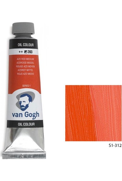 Talens Van Gogh Yağlı Boya 40Ml - Azo Red Light 312 Talens Van Gogh Yağlı Boya 40Ml - Azo Red Light 312