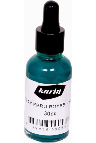 Karin Kolay Ebru Boyası 30Ml - Yeşil Karin Kolay Ebru Boyası 30Ml - Yeşil