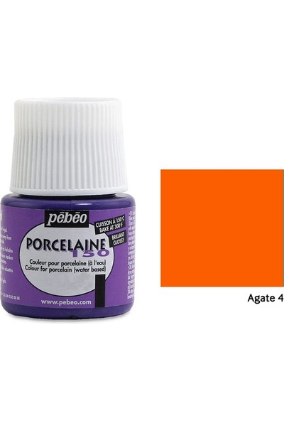 Pebeo Porcelaine 150 Porselen Boyası 45Ml - Agate 4 Pebeo Porcelaine 150 Porselen Boyası 45Ml - Agate 4
