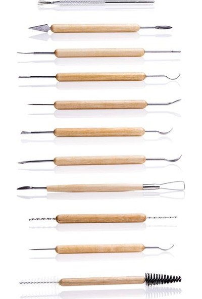 Seramik-Heykel Şekillendirme Seti, 11 Parça