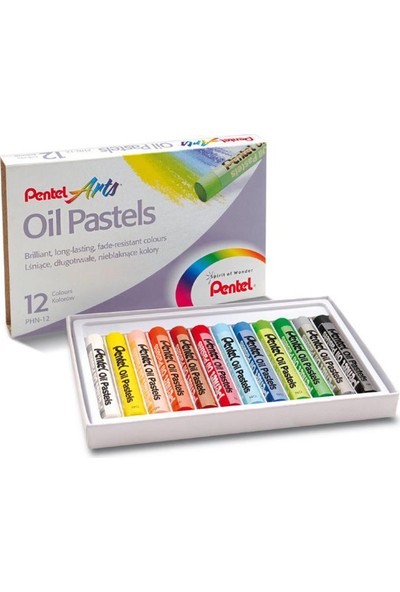 Pentel Yağlı Pastel Boya Seti 12'Li