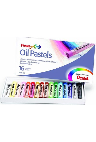 Pentel Yağlı Pastel Boya Seti 16'Lı