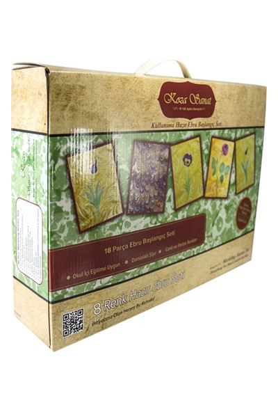 Koza Sanat Ebru Başlangıç Seti 18 Parça Koza Sanat Ebru Başlangıç Seti 18 Parça