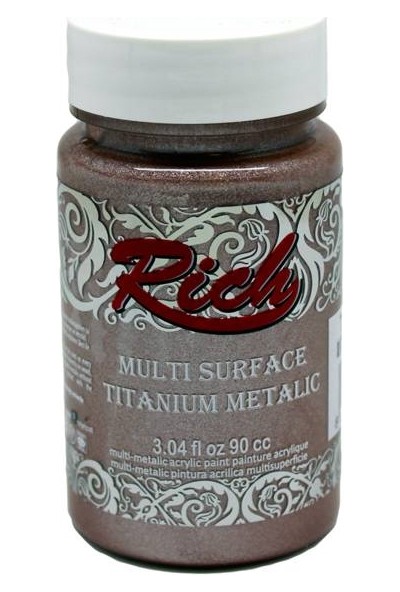 Rich Multi Surface Titanium Metalik Boya 90 Cc. N:2528 Antik Pembe Rich Multi Surface Titanium Metalik Boya 90 Cc. N:2528 Antik Pembe