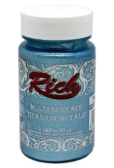 Rich Multi Surface Titanium Metalik Boya 90 Cc. N:2564 Gökyüzü Rich Multi Surface Titanium Metalik Boya 90 Cc. N:2564 Gökyüzü