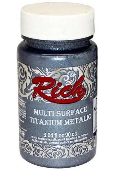 Rich Multi Surface Titanium Metalik Boya 90 Cc. N:2578 Küllü Mavi Rich Multi Surface Titanium Metalik Boya 90 Cc. N:2578 Küllü Mavi