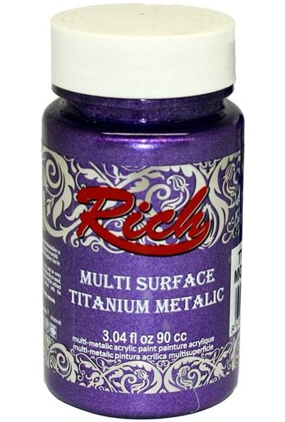 Rich Multi Surface Titanium Metalik Boya 90 Cc. N:2558 Mor Rich Multi Surface Titanium Metalik Boya 90 Cc. N:2558 Mor