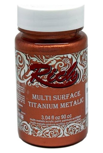 Rich Multi Surface Titanium Metalik Boya 90 Cc. N:2534 Bakır Rich Multi Surface Titanium Metalik Boya 90 Cc. N:2534 Bakır