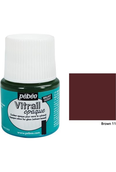 Pebeo Vitrail Cam Boyası 45Ml - 11 Brown Pebeo Vitrail Cam Boyası 45Ml - 11 Brown