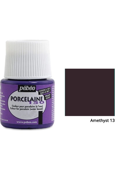 Pebeo Porcelaine 150 Porselen Boyası 45Ml - Amethyst 13 Pebeo Porcelaine 150 Porselen Boyası 45Ml - Amethyst 13