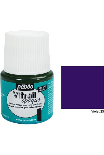 Pebeo Vitrail Cam Boyası 45Ml - 25 Violet Pebeo Vitrail Cam Boyası 45Ml - 25 Violet